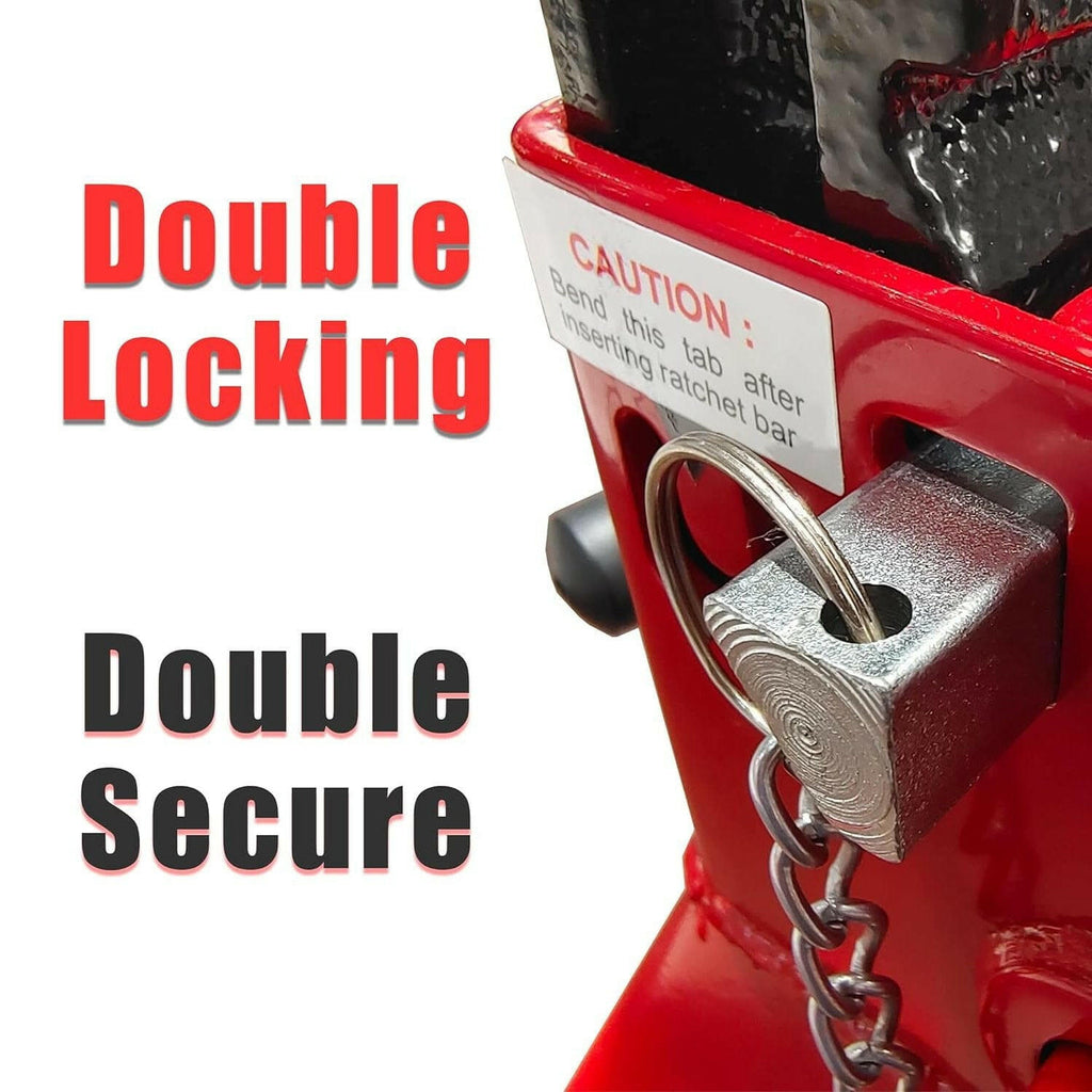 BIG RED Double Locking Jack Stands