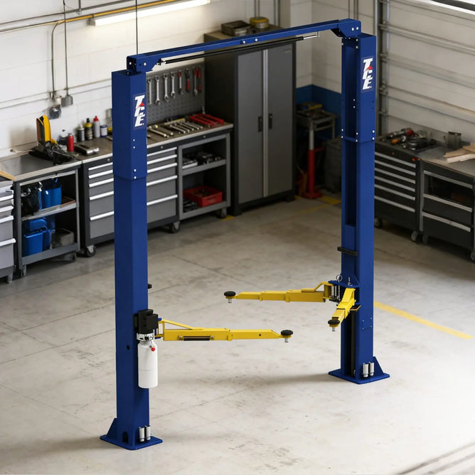 TCE 10,000 lbs 2 Post Overhead Car Lift, 3 Year Warranty, QJY245LD