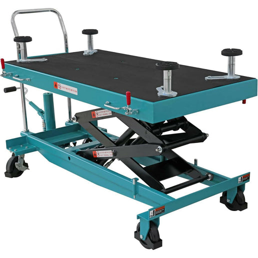 TCE 1 Ton Hydraulic Scissor Lifting Table Cart for Engine Motor Gearbo