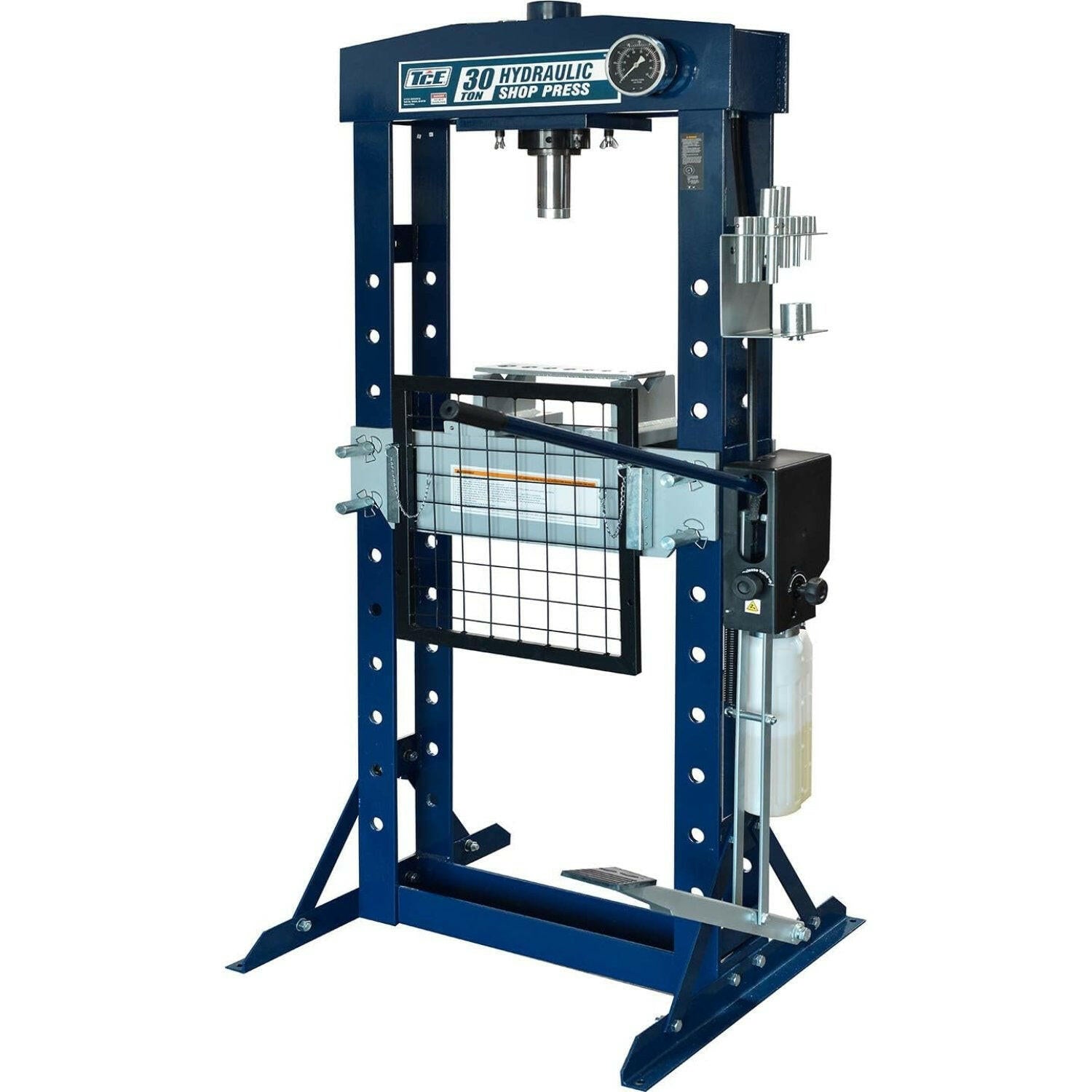 TCE 30 Ton Hydraulic Manual Shop Press, 3 Year Warranty, TY30030