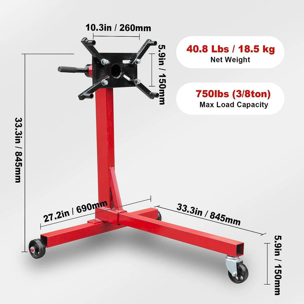 BIG RED Engine Stand 750LBS/1000LBS/1250LBS