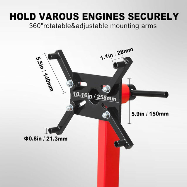 BIG RED Engine Stand 750LBS/1000LBS/1250LBS