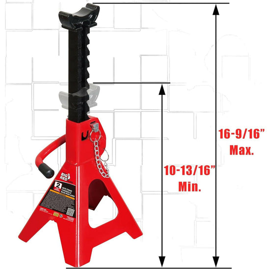 BIG RED Double Locking Jack Stands