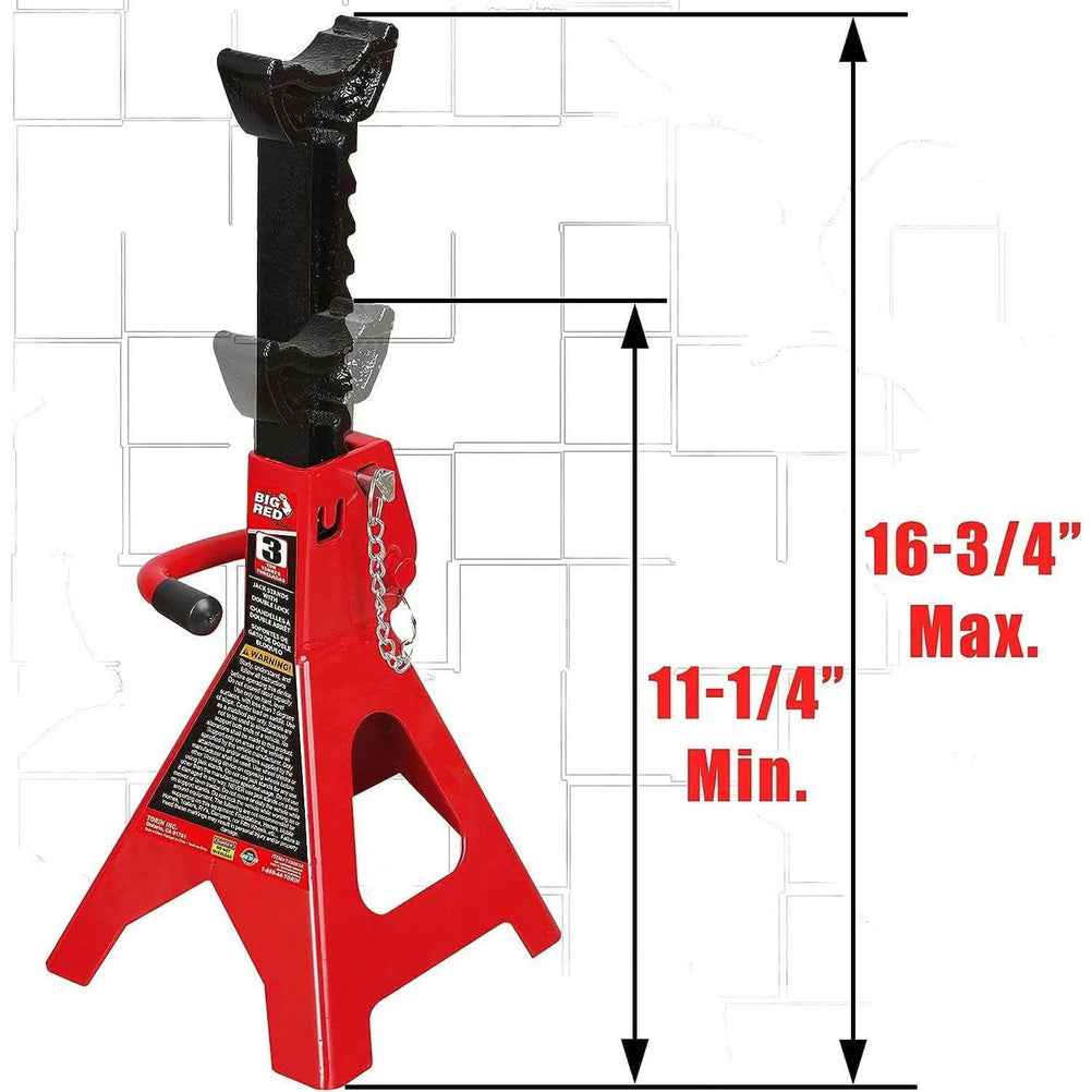 BIG RED Double Locking Jack Stands