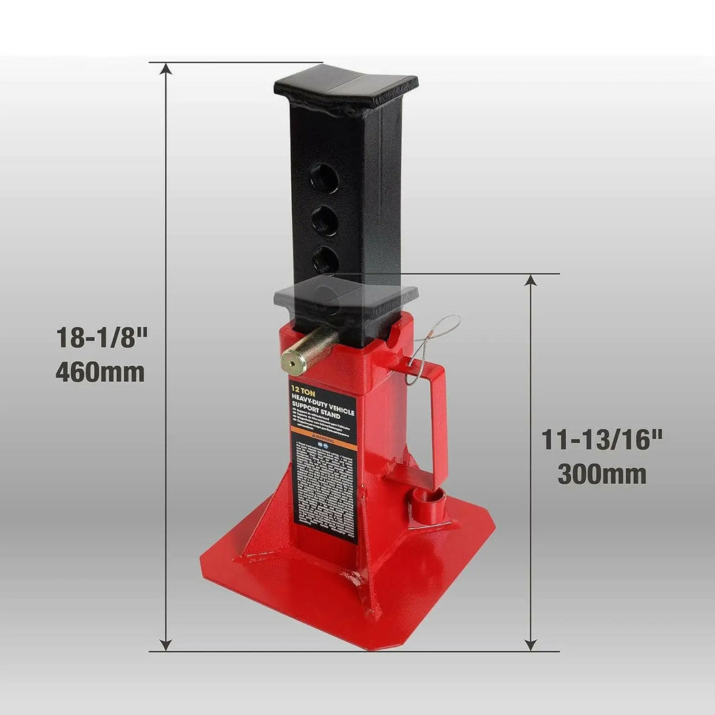 BIG RED Heavy Duty Jack Stands with Pin Locking